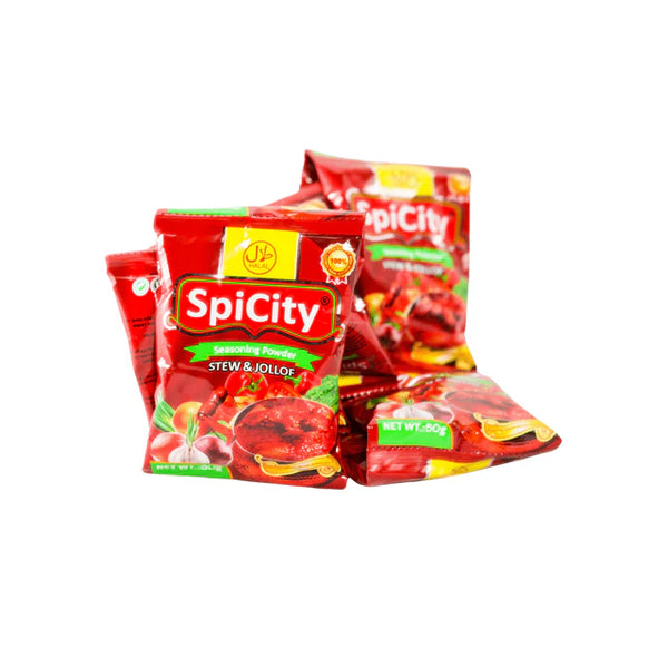 Spicity Stew & Jollof Seasoning Powder 10g x 10 sachets – Enerem Foods